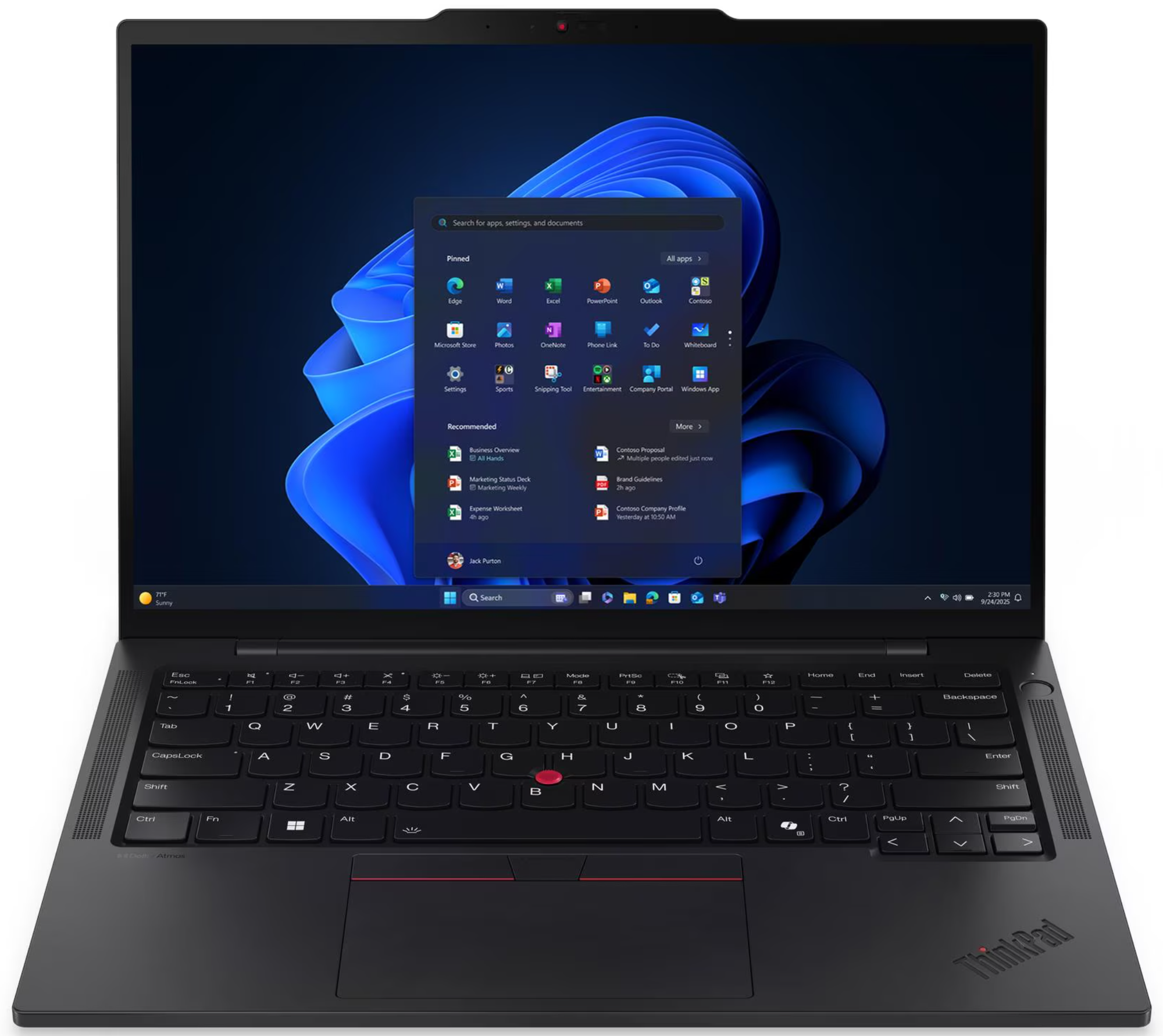 Ноутбук Lenovo ThinkPad T14s Gen 6 21R1005PFW (Core Ultra 7 3800 MHz (255U)/16384Mb/512 Gb SSD/14"/1920x1200/Нет (Без ОС))