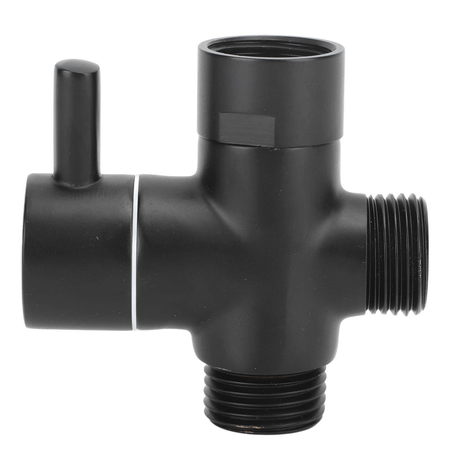 Переключающий клапан для душевого кронштейна Переключающий клапан для душевой насадки G 1/2 Запасная часть душевой системы для ванной комнаты Контроллер горячей и холодной воды Черный