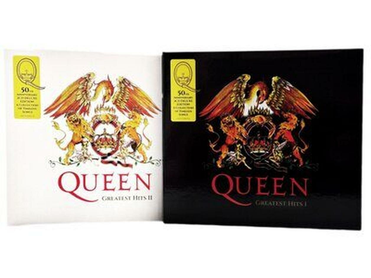 CD Диск с музыкой Queen greatest Hits 1 и 2 части 4 CD