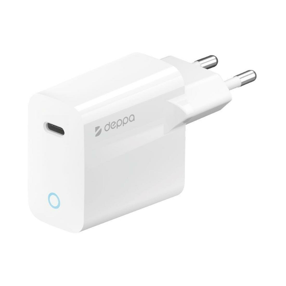 Сетевое зарядное устройство USB Type-C, Power Delivery, 20Вт, белый