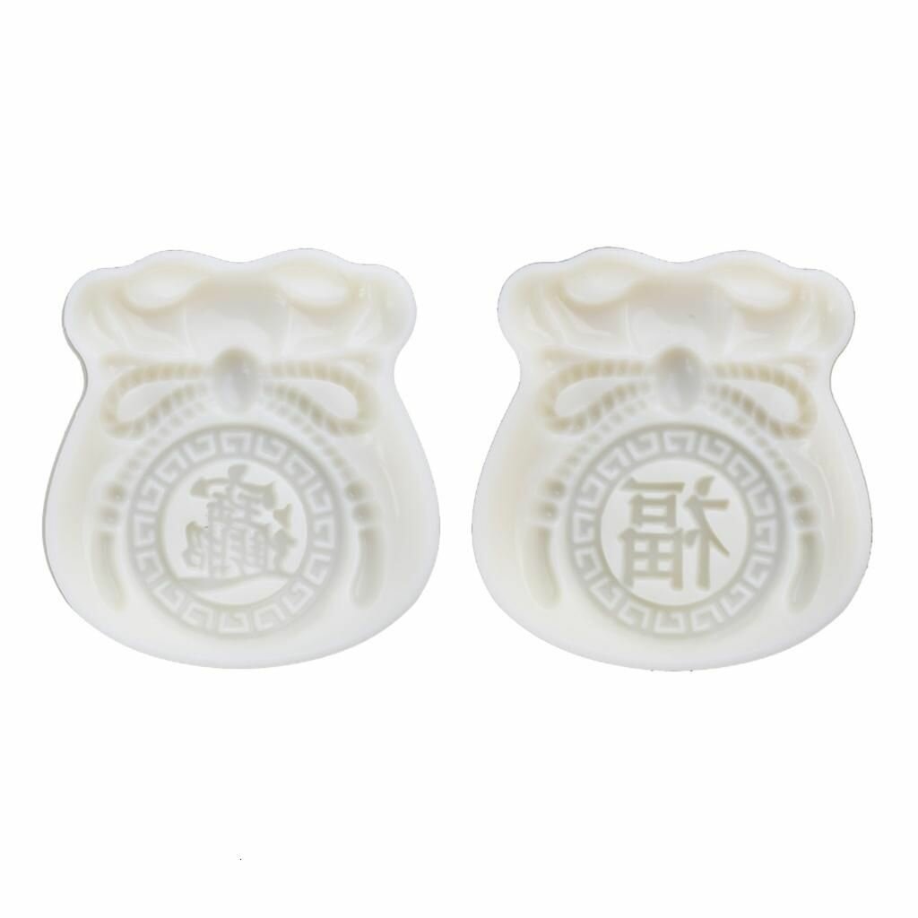 Набор форм для выпечки лунных пряников 50г (белый), - Счастливый мешок