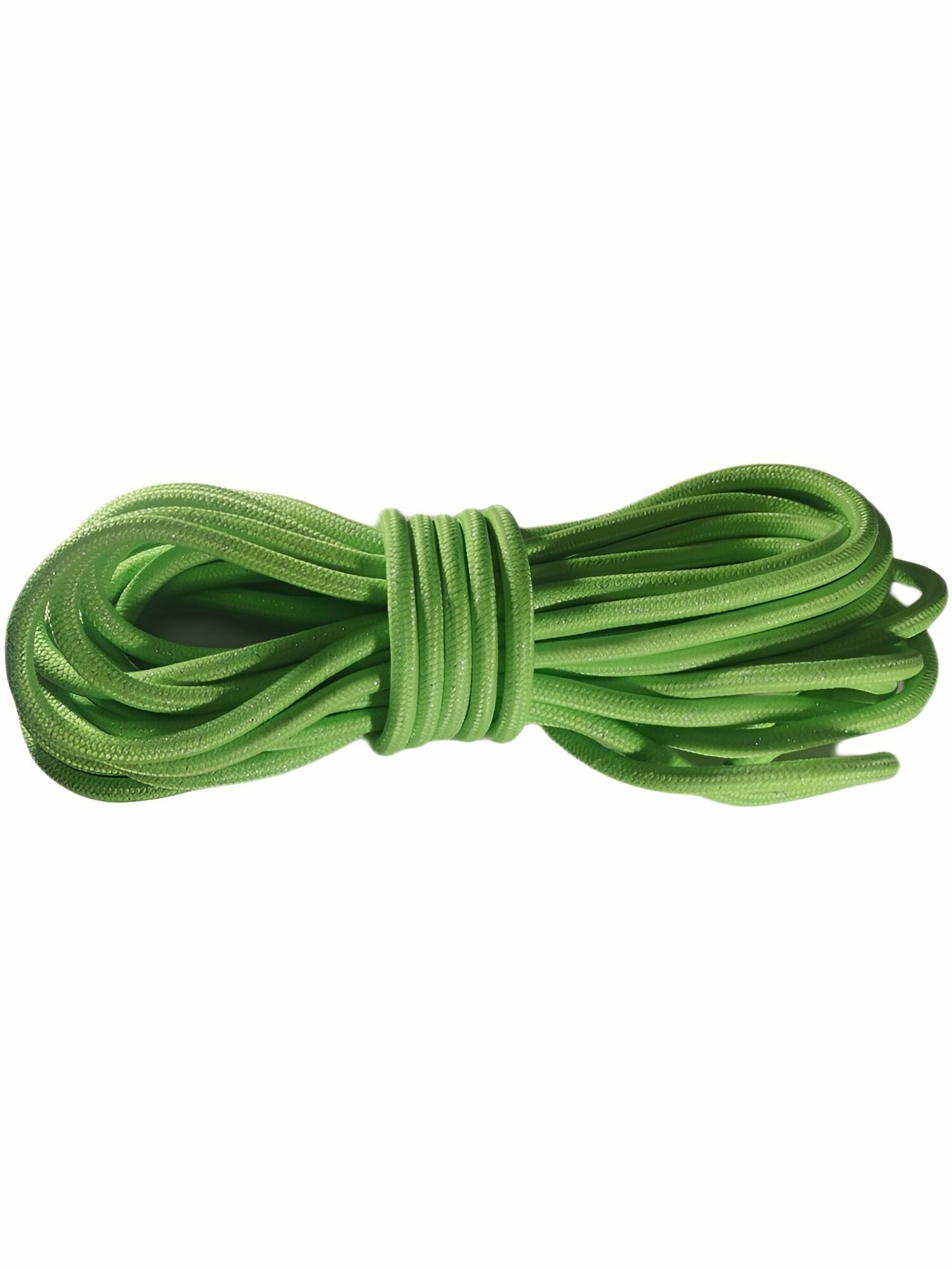 Веревка плетеная д.10 мм с серебряным люрексом 3 метра