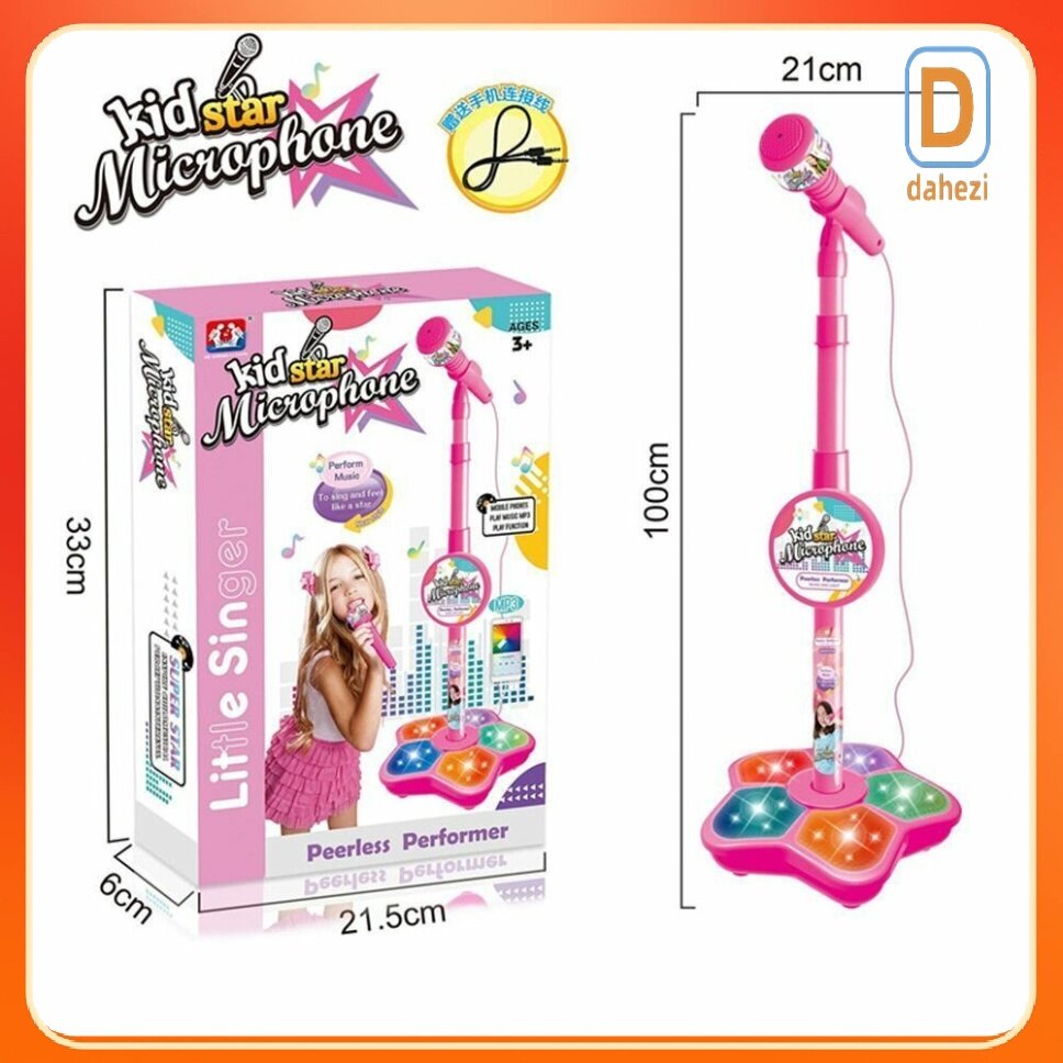 Детский микрофон на стойке Шоу / детские музыкальные инструменты