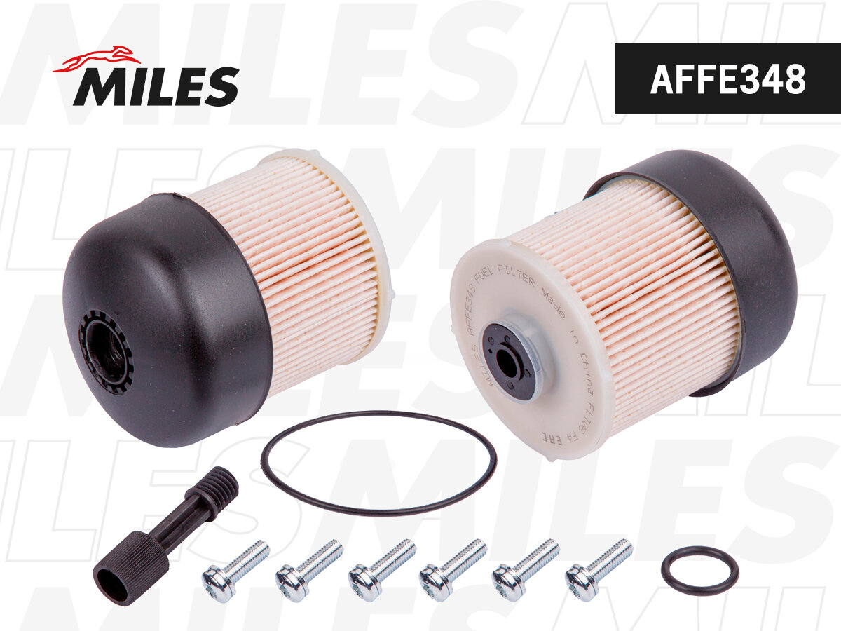 MILES Фильтр топливный RENAULT DUSTER/LOGAN/KANGOO 1.5D 10- (MANN PU9011ZKIT, FILTRON PE815/7) AFFE348
