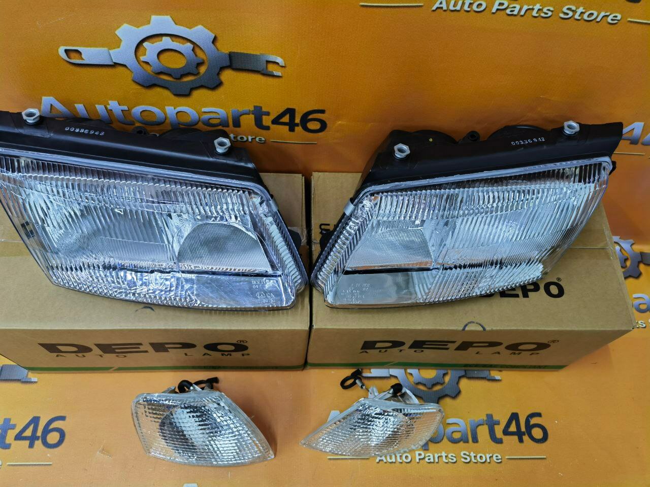 Фары c поворотниками Фольксваген пассат Б5 depo тайвань отличное качество