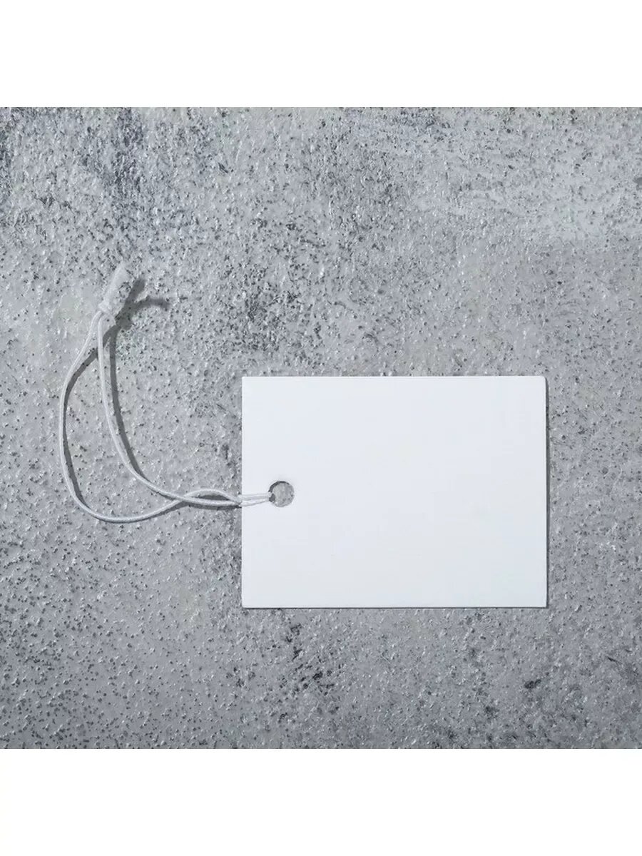 Ценник набор 100шт, 3*4, цвет белый