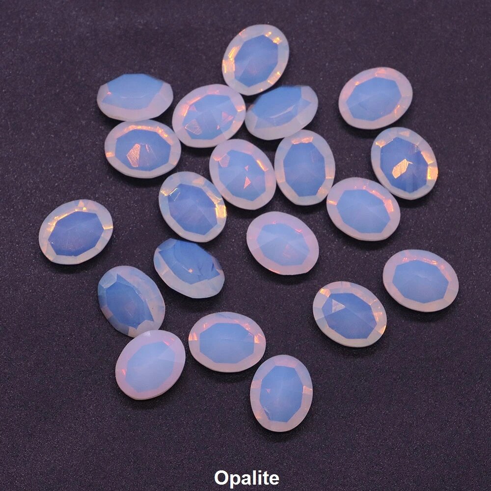 8X10 мм овальная огранка с бриллиантами граненые свободные бусины-кабошоны из натурального камня хрустальные драгоценные камни для изготовления ювелирных изделий DIY кольца серьги аксессуары