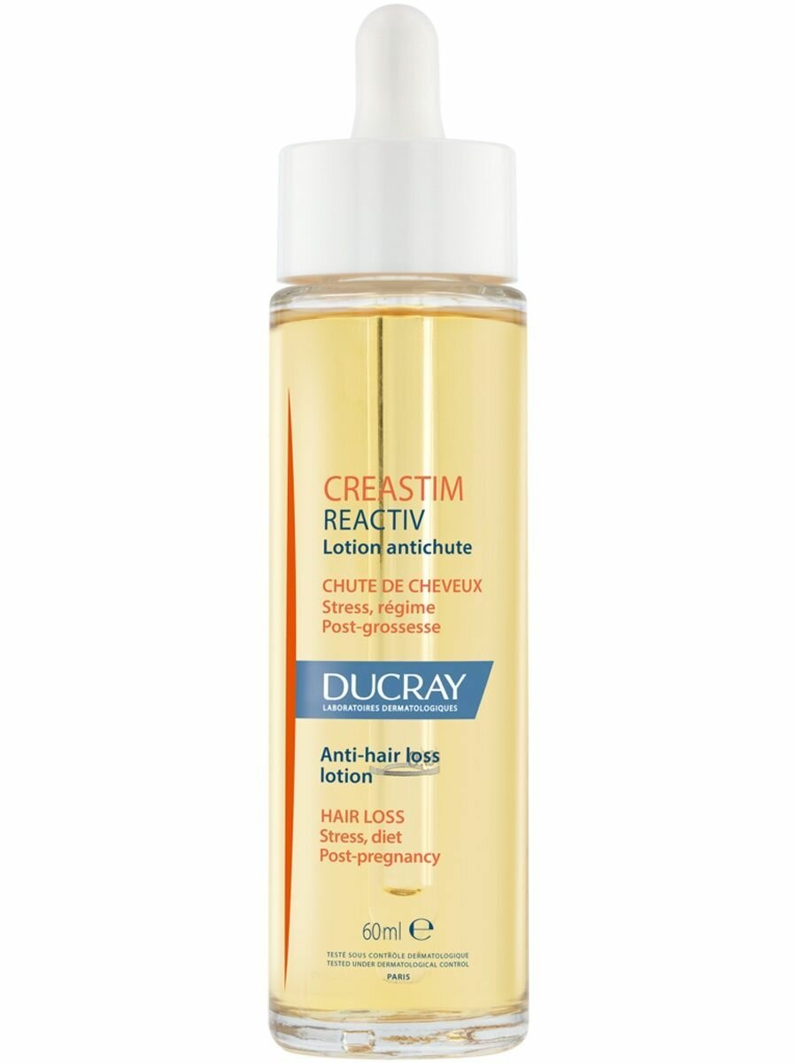 DUCRAY Лосьон против от выпадения волос Креастим реактив CREASTIM REACTIV, 60 мл