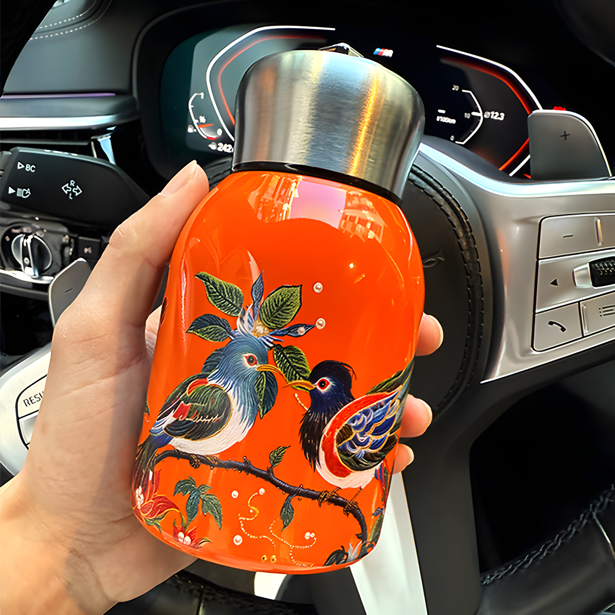 Термос в китайском стиле "Маленький пухлый" 300мл — Портативный с ручкой, для улицы