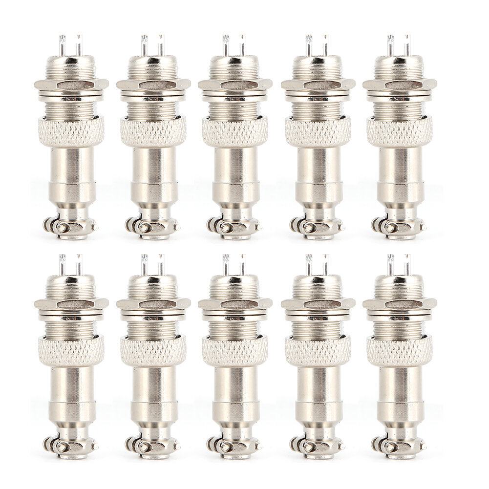 10pcs Aviation Socket Spuck Gx12-2-ядерный разъем передачи сигнала разъема