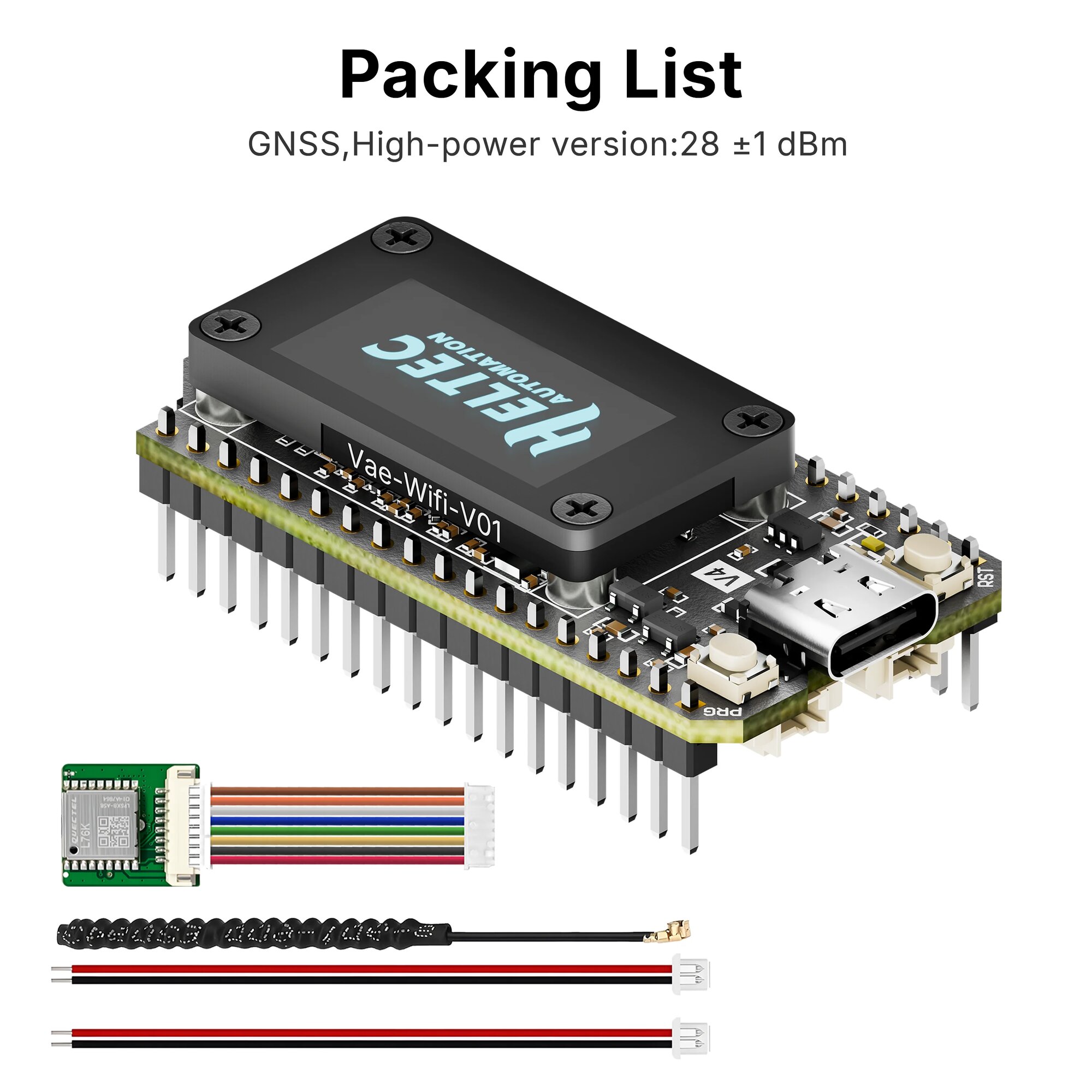 Heltec Meshtastic LoRa 32 T114 ESP32 Dev-board 863-928MHz, Heltec V4