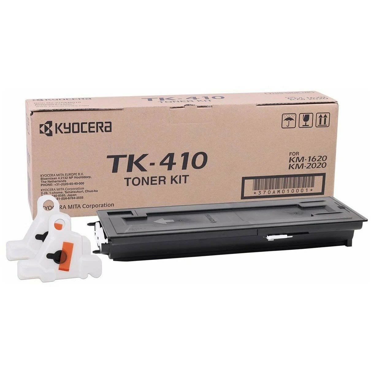 Картридж KYOCERA TK-410 (370AM010) чёрный для Kyocera KM-1620/ KM-1635/ KM-1650/ KM-2020, 15000 страниц, оригинальный