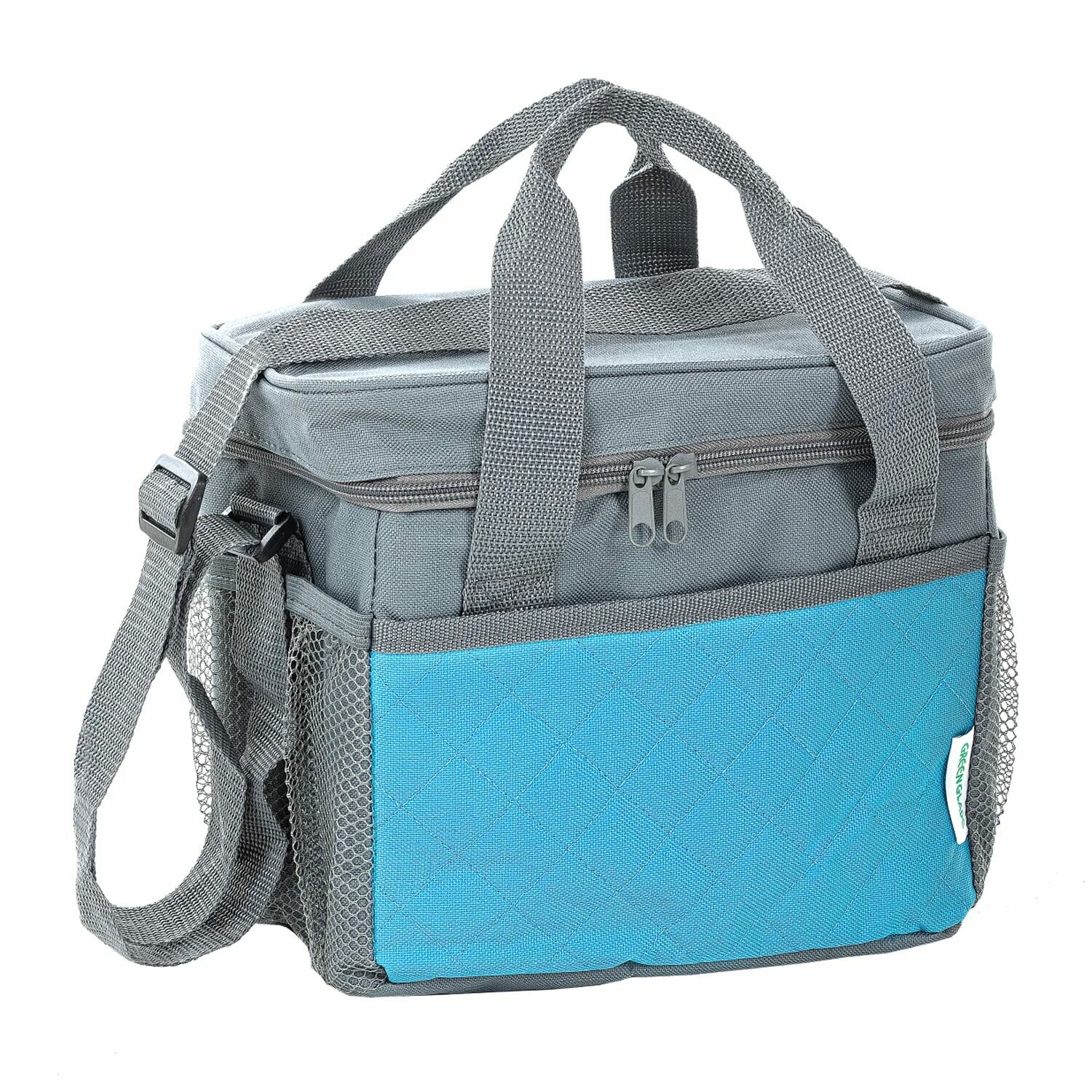 Термосумка Green Glade Р2108, изотермический ланчбокс, наплечный ремень, 8 литров