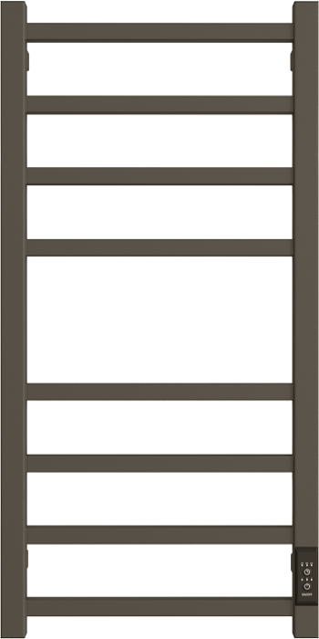 Полотенцесушитель электрический Двин L plaza neo 80х40, графит