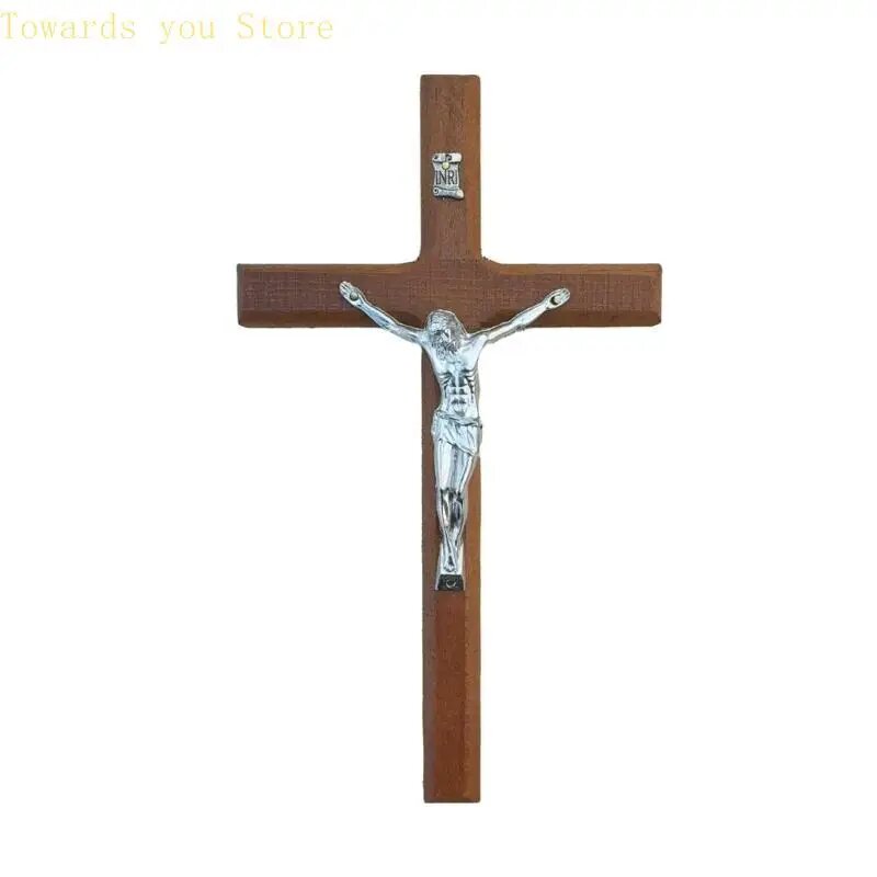 Деревянные настенные кресты brown