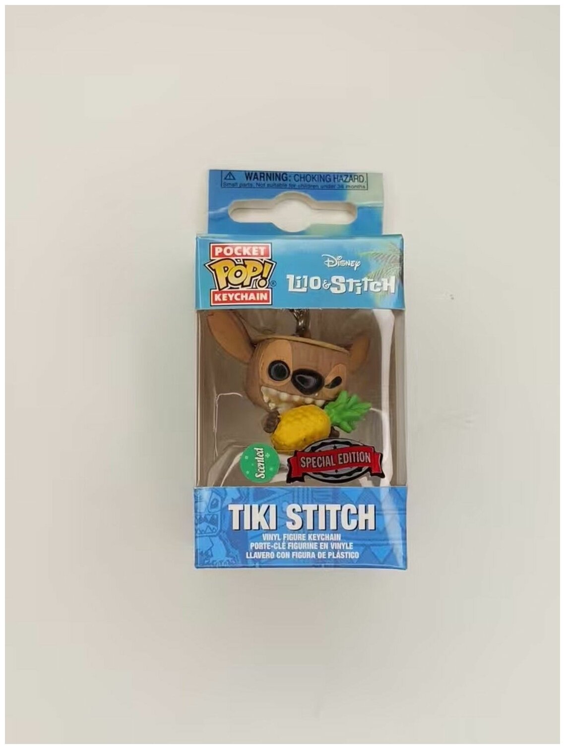 Брелок тики Стич Keychain: Disney: Tiki Stitch