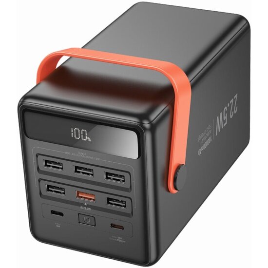 Внешний аккумулятор Hoco J142 100000mAh 2A серый — отзывы покупателей