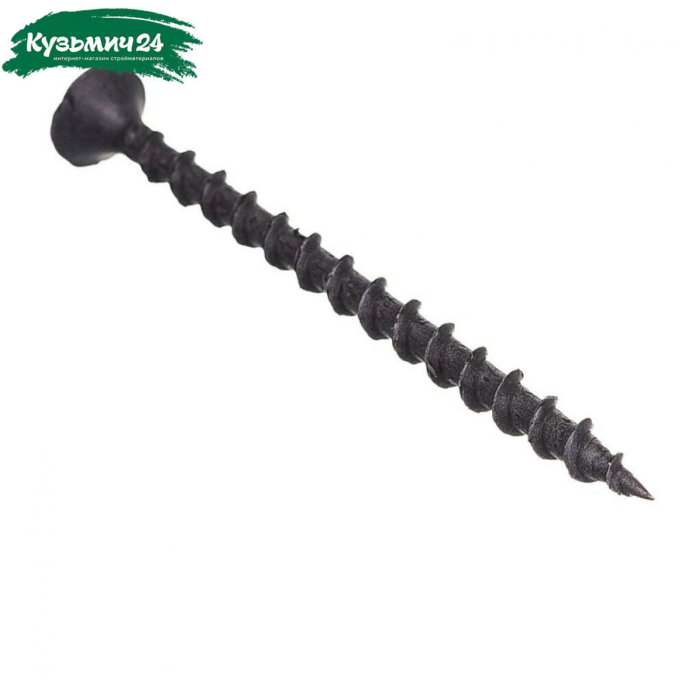 Саморез по металлу, черный, ГМ 3.5х51, 200 шт, контейнер 500 мл