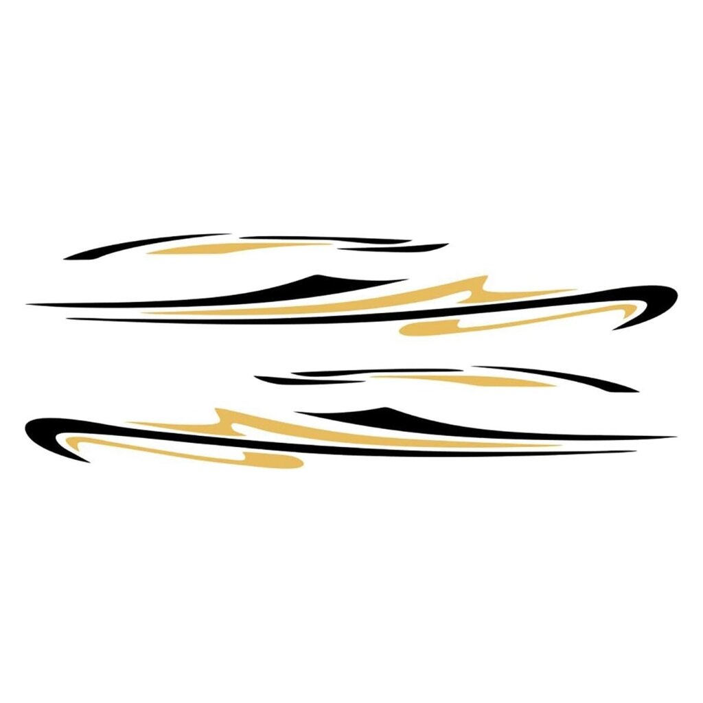 Универсальные боковые полосы на автодоме наклейка на стикера.