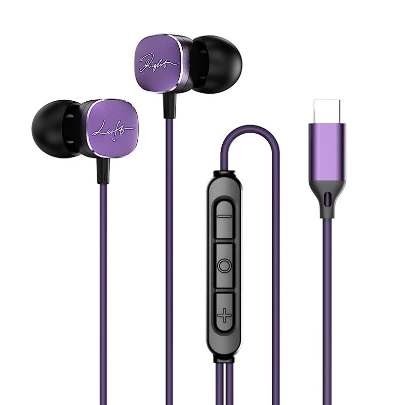 Проводные наушники типа C для Samsung USB C A56 A55 A54 для Galaxy S25 S24 S23 Ultra Note 20 10 Разъем 3,5 мм