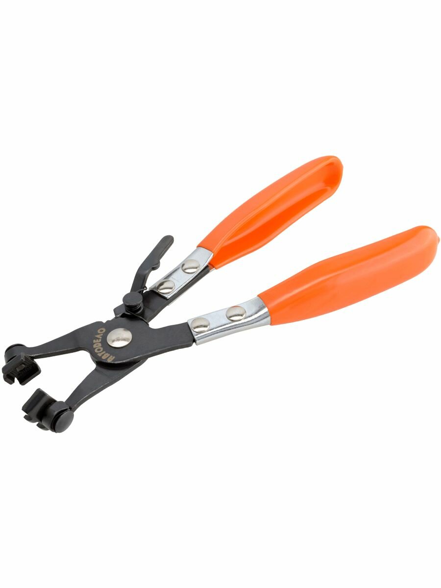 Клещи для самозажимных хомутов, прямые, трещоточный механизм, АвтоDело (40100)