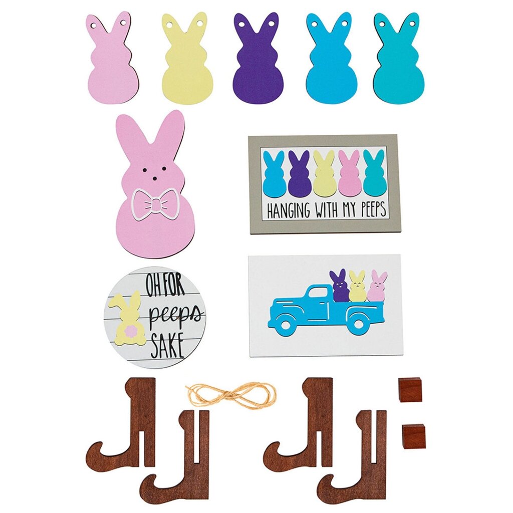 Пасхальный декор деревянные центральные столы Знаки. Многоуровневый поднос для дневной домашней фермы деревенские украшения кухня