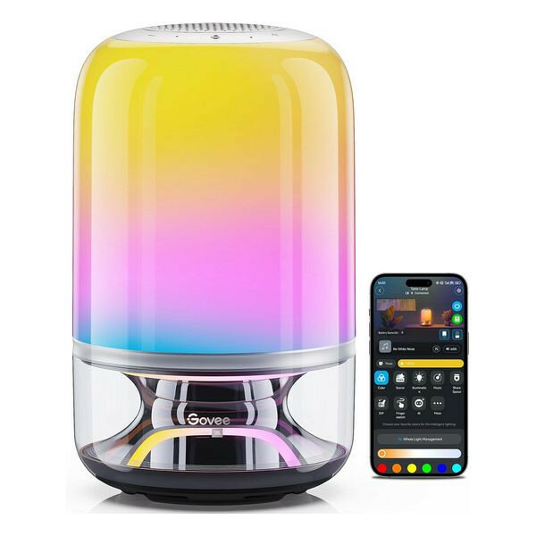 Светодиодная прикроватная лампа Govee RGBICWW Table Lamp 2 Pro Sound by JBL (H60200F1)