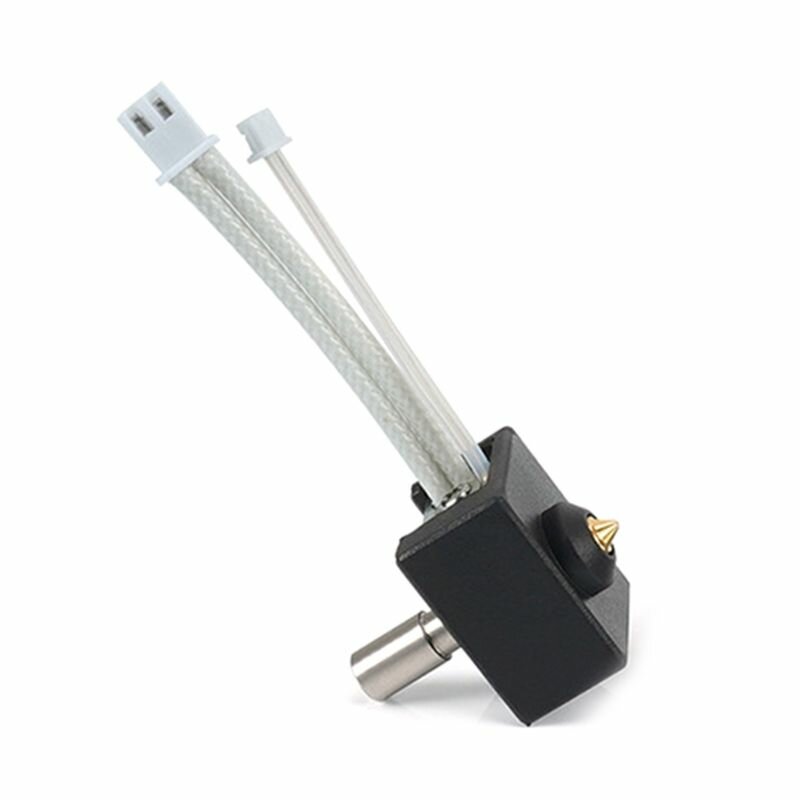 3D-принтер Hot End 0,4 мм MK8, латунное сопло экструдера, горловина, нагревательный блок, термистор, набор нагревательных трубок