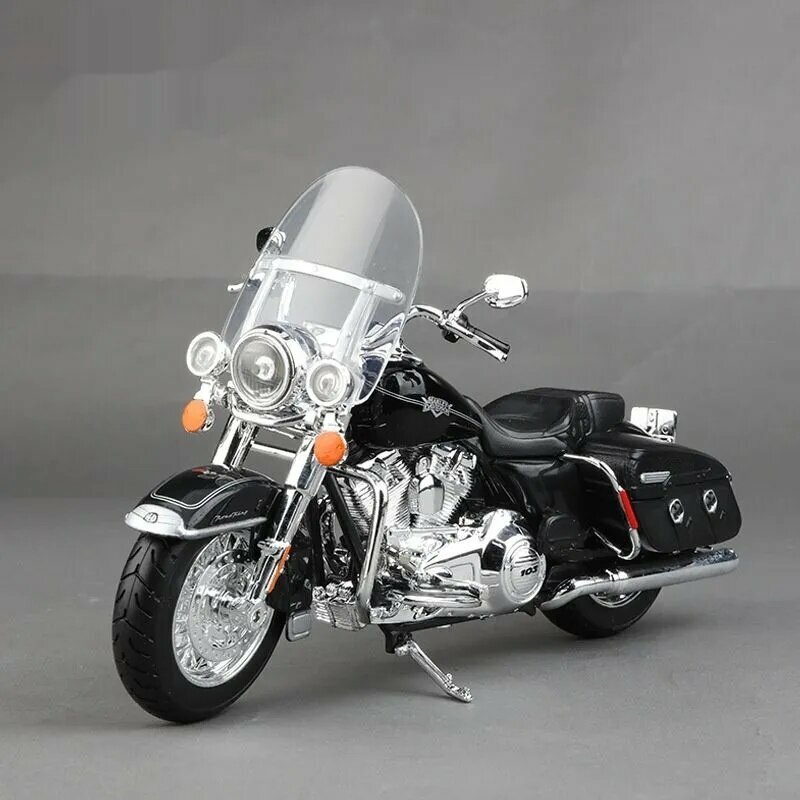 Детские игрушки/игрушечные мотоциклы/UPCLOUD+harley davidson road king classic,1:12 Модель мотоцикла , сплав Heavy Duty, отделка (Черный)2013
