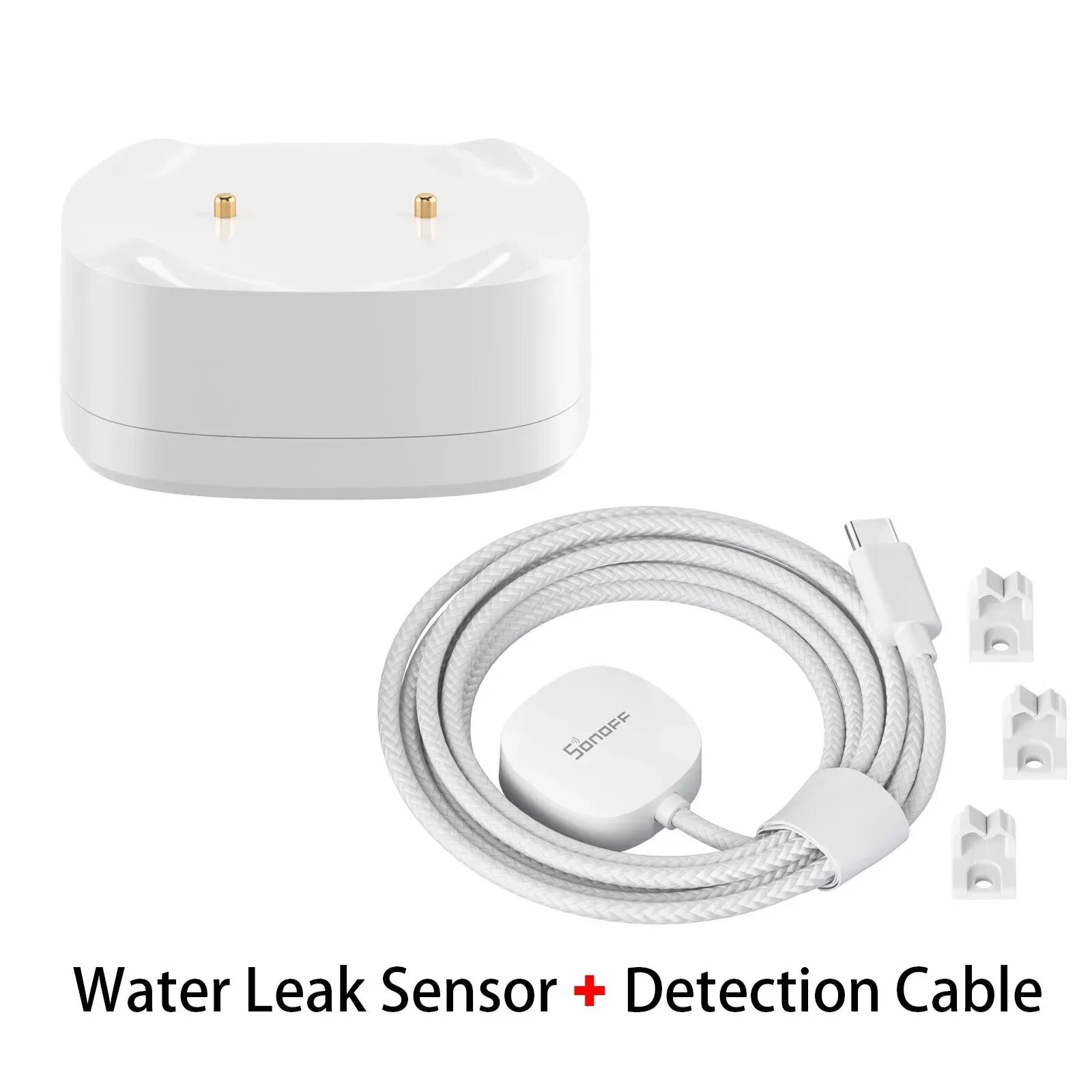 Детектор протечки воды SONOFF SNZB-05P Zigbee 3.0 с защитой IP67, дистанционным управлением, приложением EWelink, умный дом с поддержкой Alexa и Google Home-