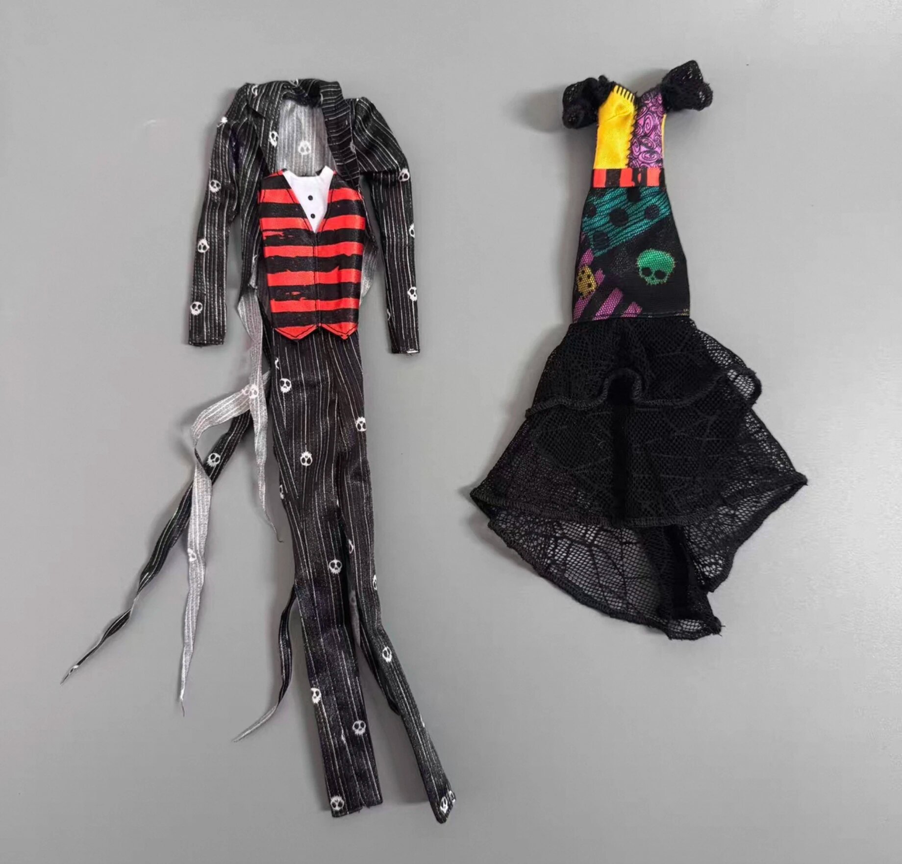 Аксессуары для кукол Jack Skellington & Sally, черный, 150 have defect