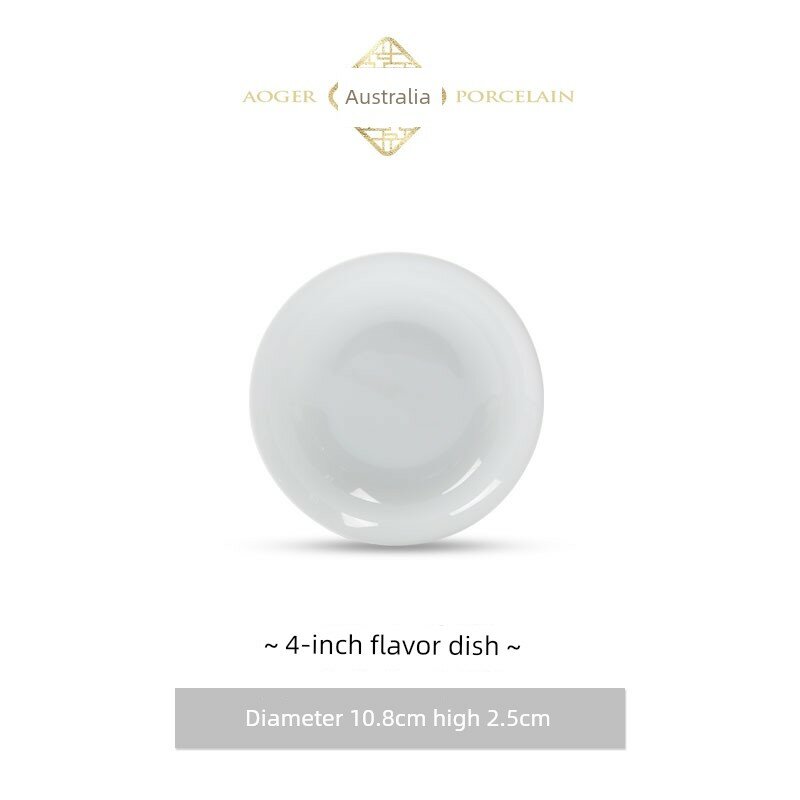 Элитные тарелки и миски с подглазурной росписью, керамические миски для еды из высококачественной белой глины из