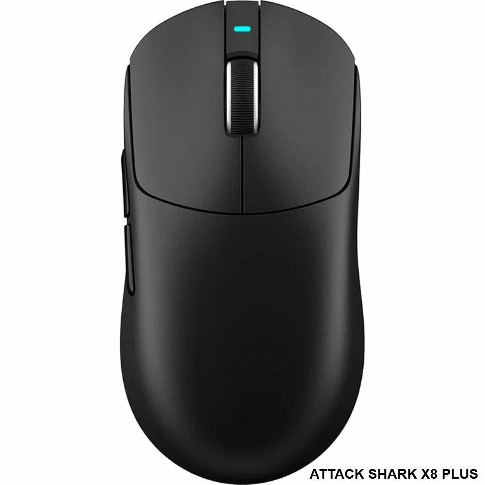 ATTACK SHARK X8 PLUS Беспроводная игровая мышь 55g, скорость опроса 1K, разрешение 40000 точек на дюйм