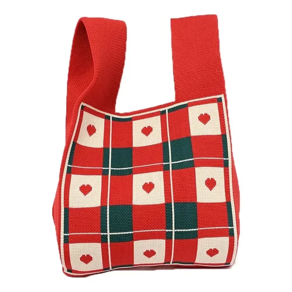 Кошачья вязаная сумка, модная вязаная сумка, ручной работы, сумки для покупок с большим узелом, девочки