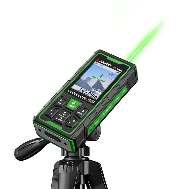 Sndway Sw-gq зеленый лазерный дальномер 200м 2mm-150M
