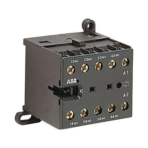 Реле мини-контакторное KC6-22Z-05 (3A при AC-15 400В), катушка 220В DC, с винтовыми клеммами, ABB GJH1213001R0225 (1 шт.)