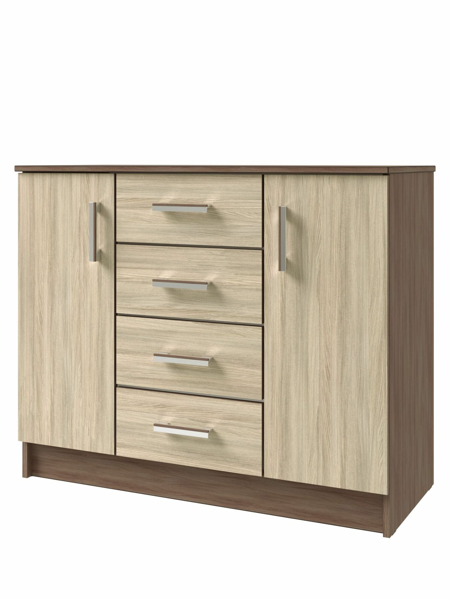 ЛДСП Комод К1000-2Д Ясень Шимо (Эра)