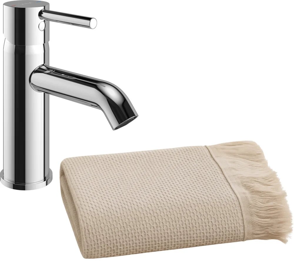 Комплект Смеситель VitrA Minimax S A41984EXP / Полотенце 9879B003-7200 P