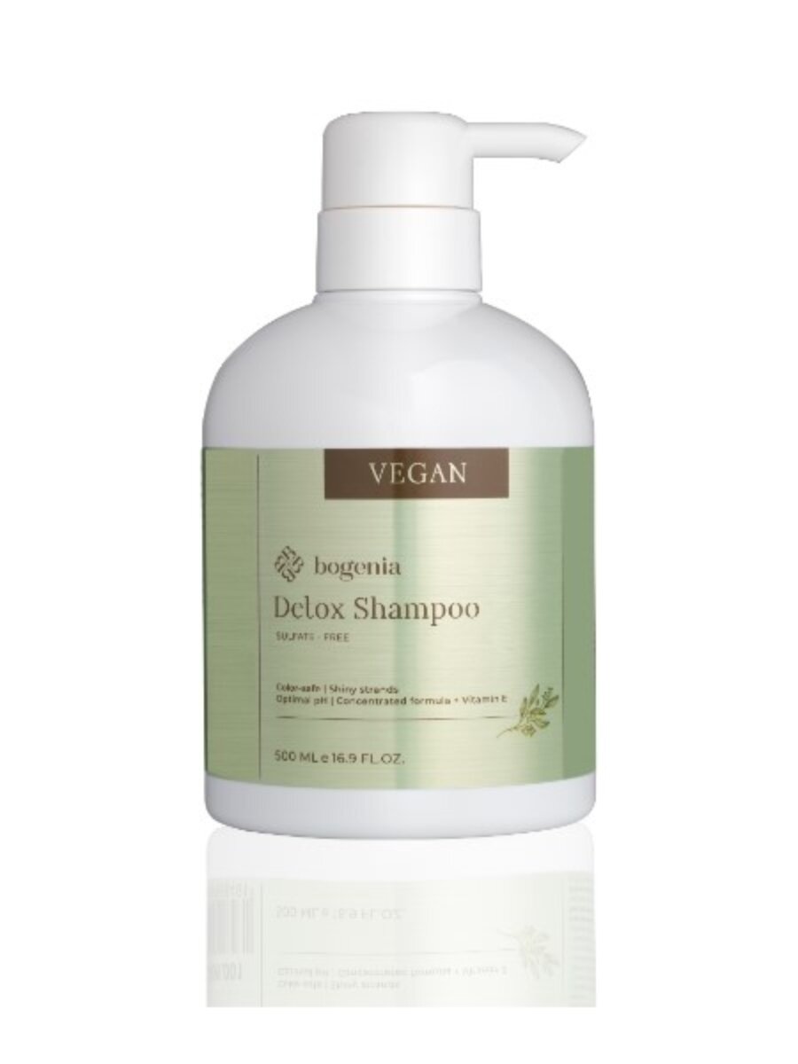 Bogenia Шампунь безсульфатный для волос Vegan Detox BG409 001 500 мл