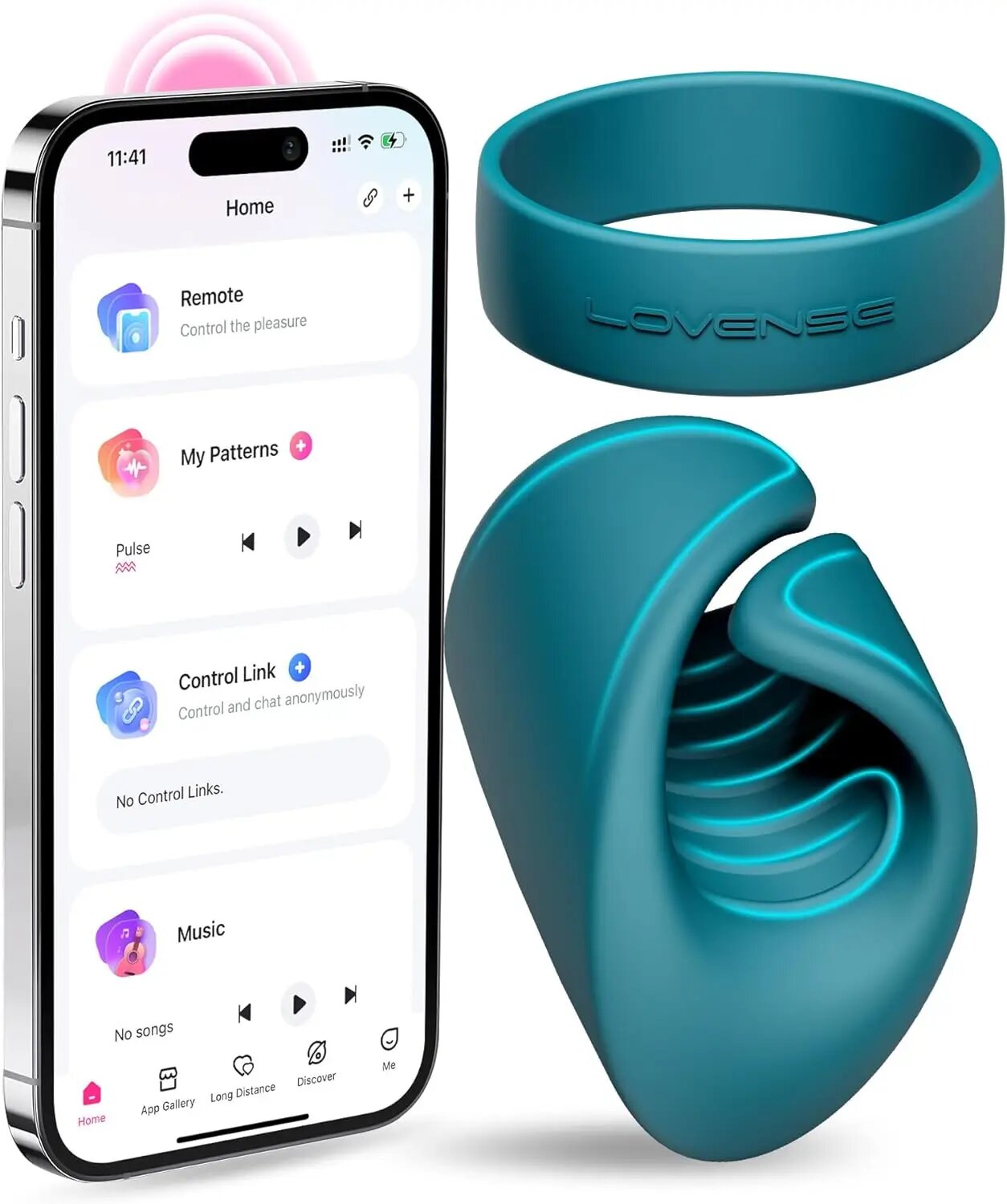 Вибратор Gush Penis Ring, гибкое силиконовое вибрирующее кольцо для члена для мужчин, носимый массажер с рукавом для члена, Bluetooth на большие расстояния
