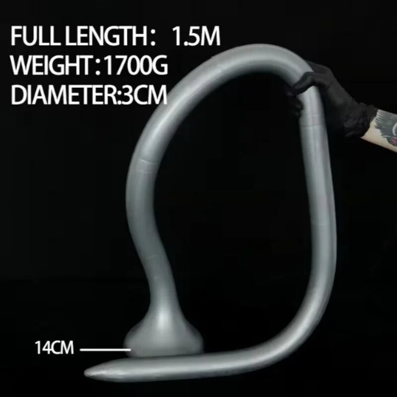 150 см увеличенный анальный фаллоимитатор, глубокий стимулятор, силиконовая длинная анальная XL