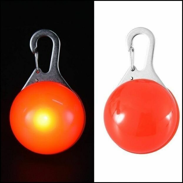 Маячок - брелок светящийся / мигающий / зеленый