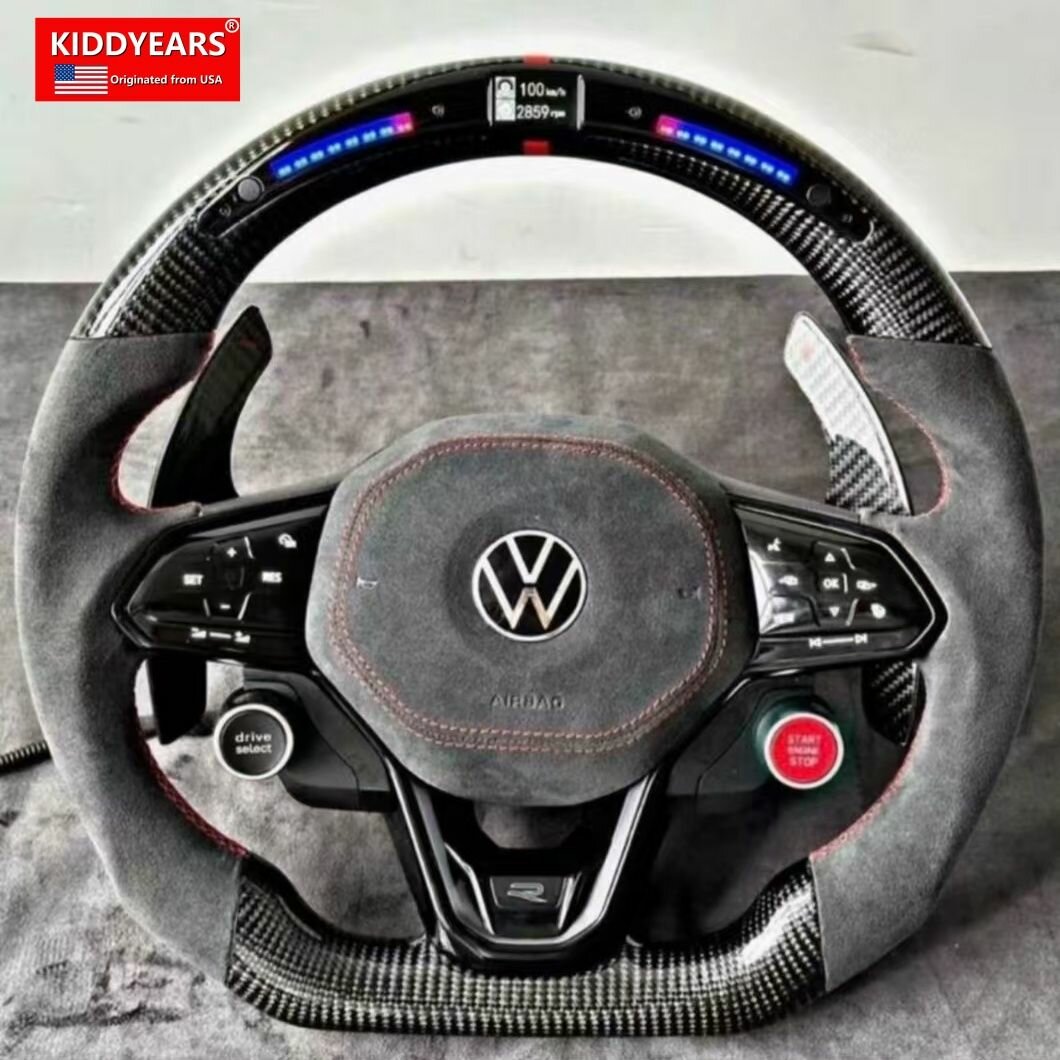 Подходит для рулевого колеса Volkswagen в сборе с LED-подсветкой.