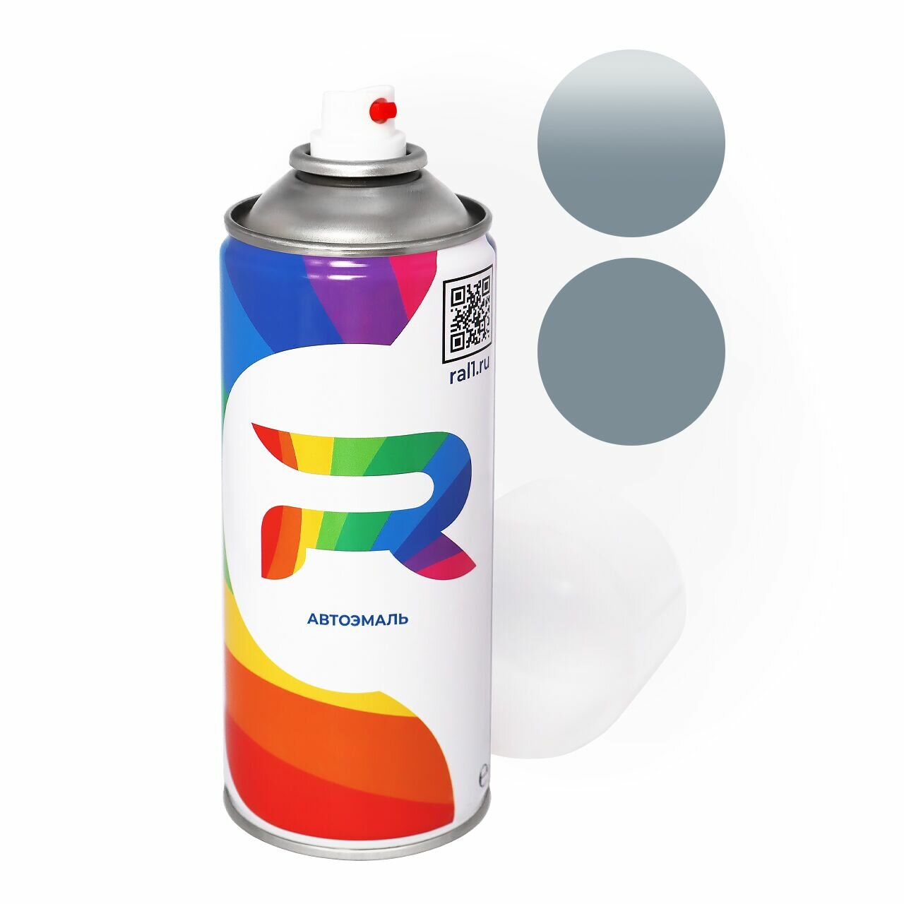 Автоэмаль аэрозольная RAL 7046 - Telegrau 2 (Акриловая краска, Солид, Серый) баллон 520 мл.