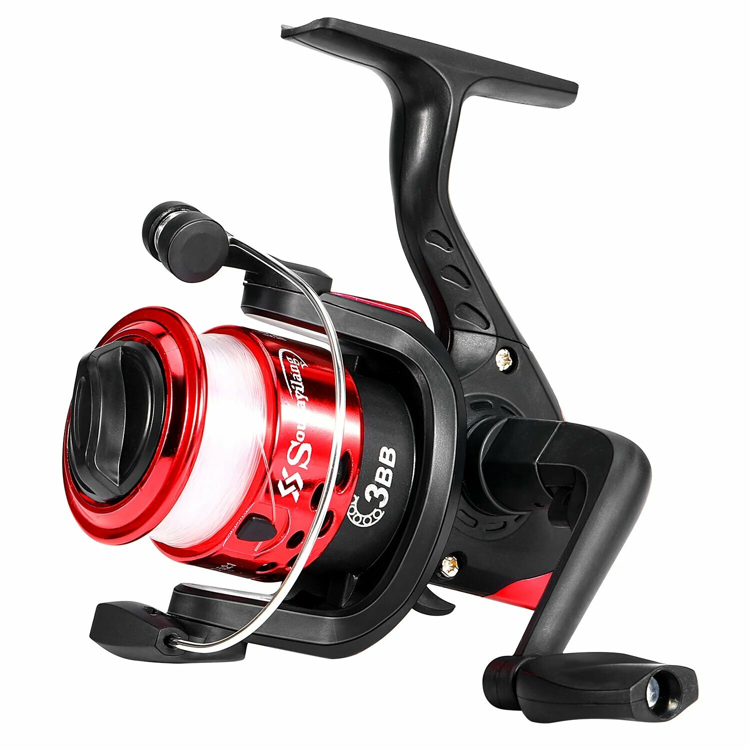 Спиннинговая катушка Sougayilang безынерционная 5.2:1 Red