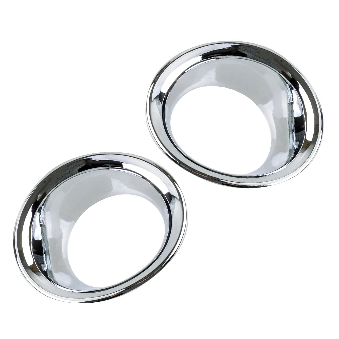 Серебристая передняя противотуманная фара 2 шт./компл, кольцевая крышка, декоративная отделка, пластик, подходит для Toyota Harrier Venza 2020 2021