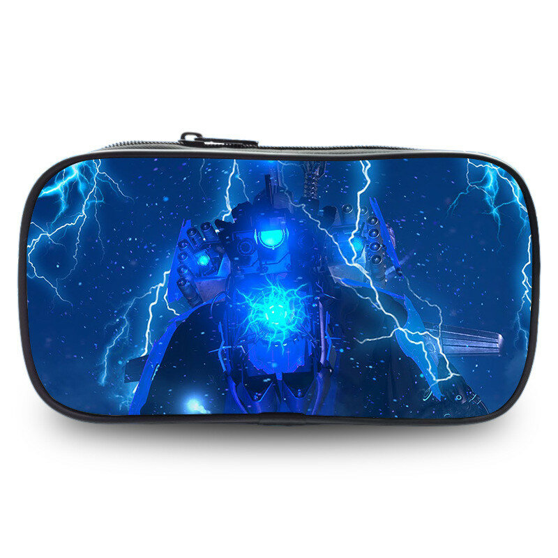 Пенал red lotus titan, durable polyester, high capacity, for students, red