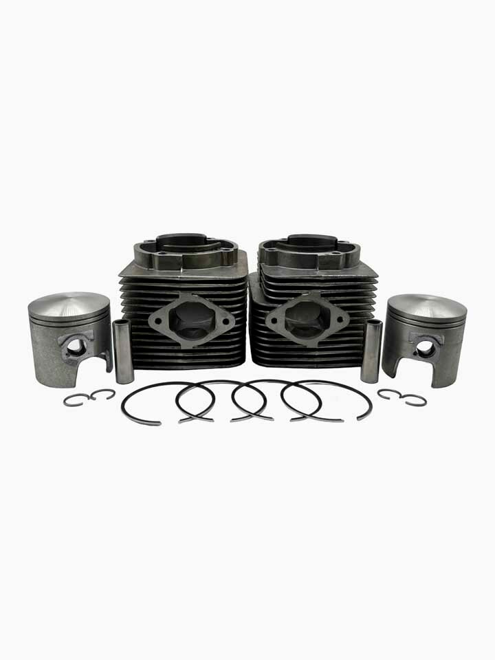 Поршневая в сборе на снегоход "Буран" (4-х канальные цилиндры "Б")