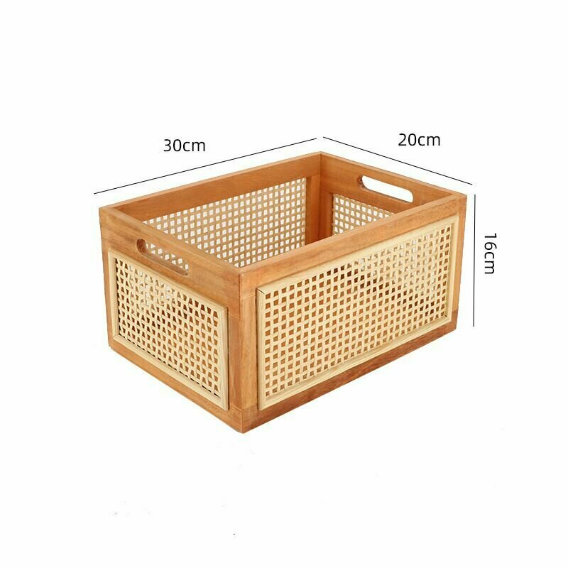 Деревянный органайзер из ореха для книг/документов: набор с ящиками для гостиной, ручная шлифовка бесшовная конструкция