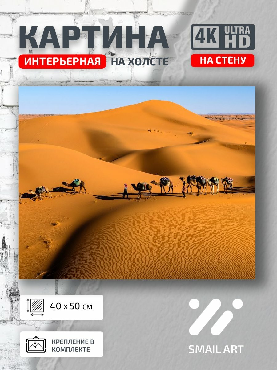 Картина на холсте интерьерная 40 на 50 на стену Пустыня Mood для спальни атмосфера интерьер